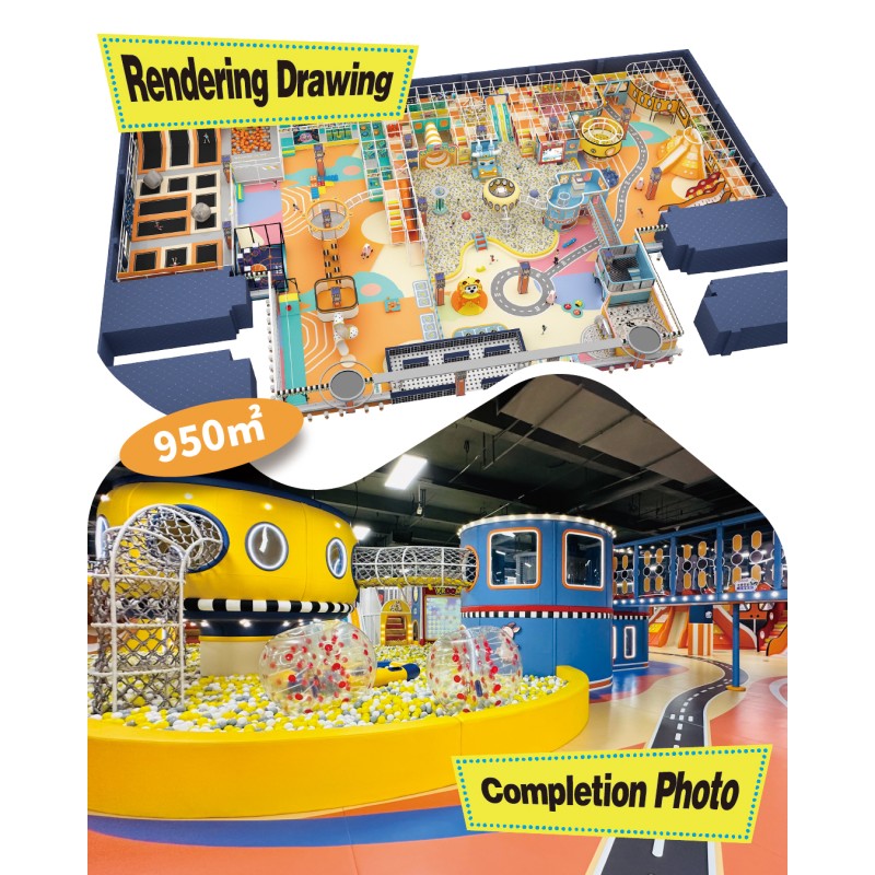 Quality Custom Themed Indoor Playground Equipment with Turnkey Solution for Large-Scale for sale