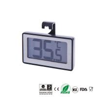Quality Black Fridge Freezer Alarm Thermometer , Digital Fridge Thermometer -22℉ - 122℉ for sale