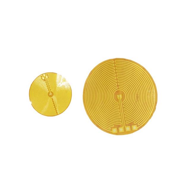 Quality Round Flexible Heating Film , Thermostatic Custom Polyimide Heater for sale