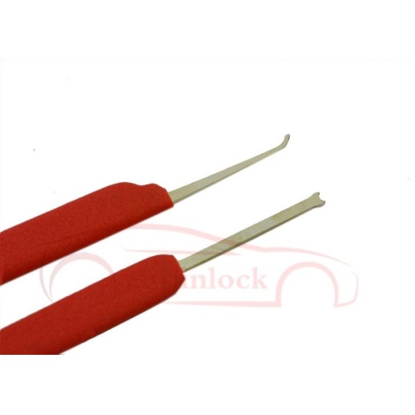 Quality Gold Six-Piece Locksmith Tools Set with Adjustable Cross-Shaped Lock Picking for sale