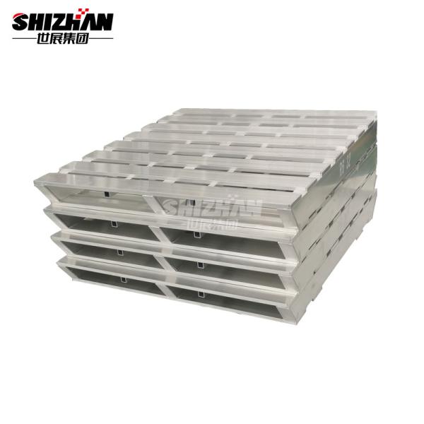Quality Food Medical Industry Warehouse Pallets Aluminum Alloy Material for sale