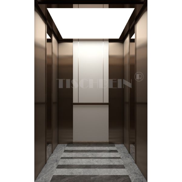 Quality 630kg 800kg 1000kg Traction Passenger Elevator 1.75m/S With Mirror Etching Finish For Hotel Shopping Mall for sale