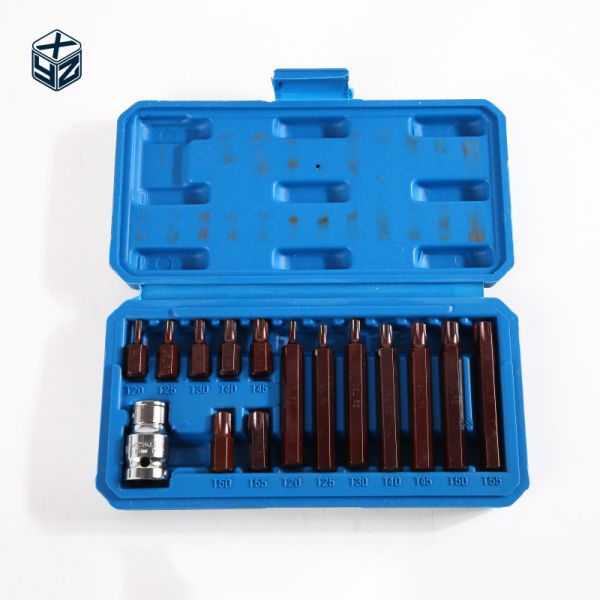Quality 30mm 75mm S2 T type 15 pcs plastic box precision machining bit set for Muliti for sale