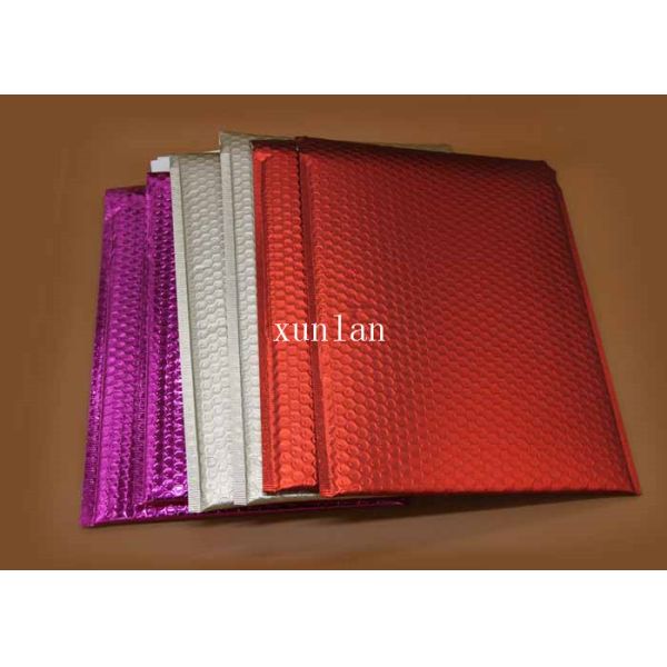 Quality Multicolor Recyclable Shipping Bubble Mailers Offset Printing For Posting Tape for sale