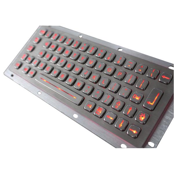 Quality Stainless Steel Backlit USB Keyboard IP65 Industrial kiosk Keypad for sale