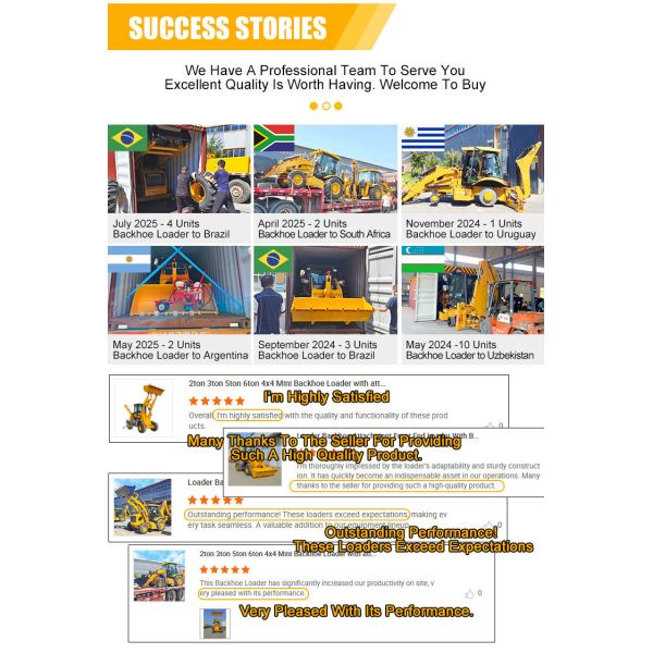 Quality Factory Price Front End Loader 4x4 Backhoe Loader Land Leveling Small Wheel for sale