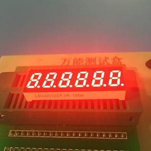 Quality Small Size 8mm 6 Digit 7 Segment Led Display 0.31inch For Tempearture Indicator for sale