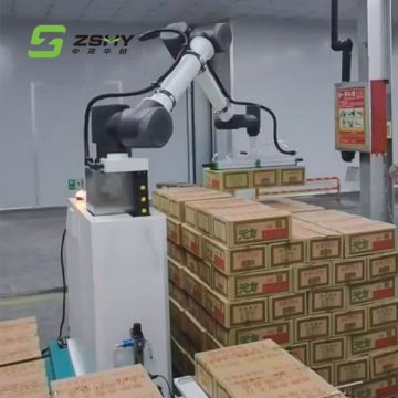 Quality 20kg Payload flexible cobot palletizer for cartons bags stacking for sale