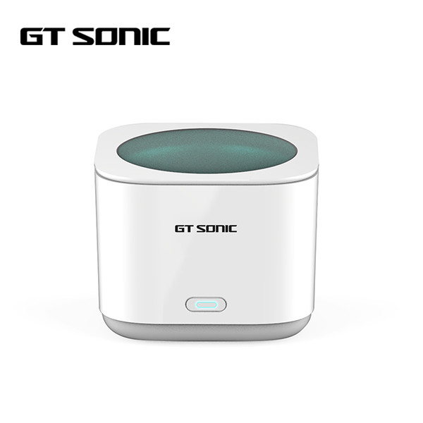 Quality Small Light Cube Structure Sonic Jewelry Cleaner 180ml 43kHz With Low Noise for sale