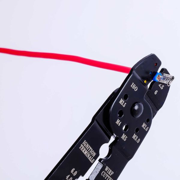 Quality 65Mn HRC52 Stranded Cable Wire Stripping Plier Cutter Crimper 215mm for sale