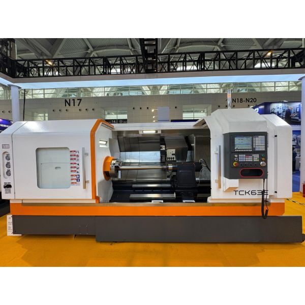 Quality TCK63E CNC Lathe: HRC55 Hardened Box Guideway for Long-Term Precision & Heavy for sale
