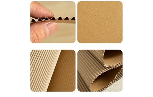 Quality 200gsm Brown Corrugated Cardboard Sheet Flat Cardboard Sheets ODM for sale