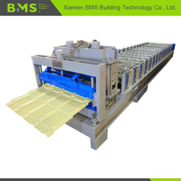 Quality High Speed Glazed Roof Tile Roll Forming Machine Popular Bamboo Style for sale
