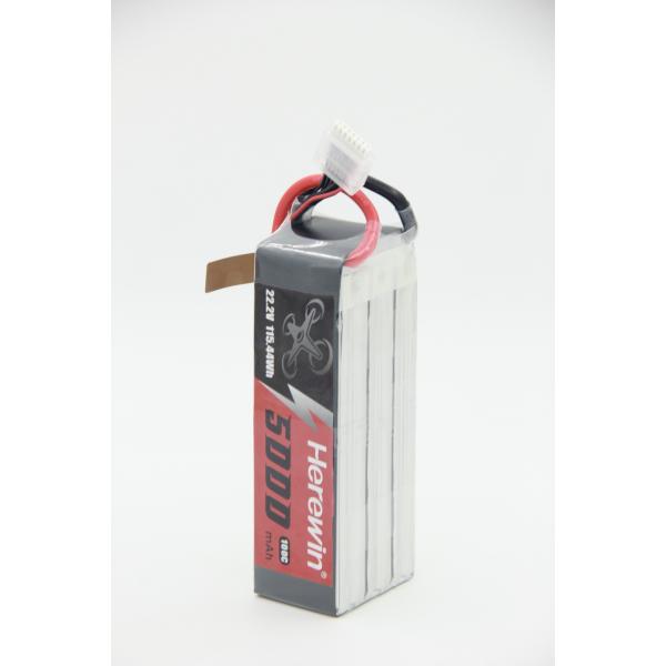 Quality Herewin 6S 100C 5Ah FPV Drone Battery High Rate Fast Speed ​​ for sale