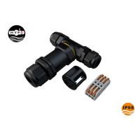 Quality T Shape 3 Way IP68 Waterproof Screw Connector for sale