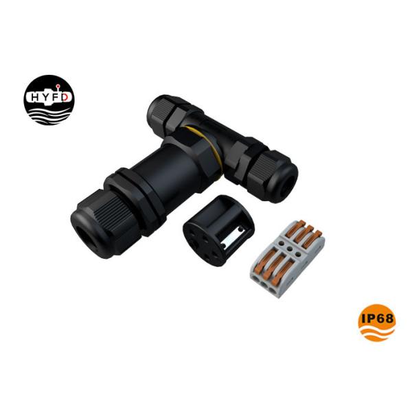 Quality T Shape 3 Way IP68 Waterproof Screw Connector for sale