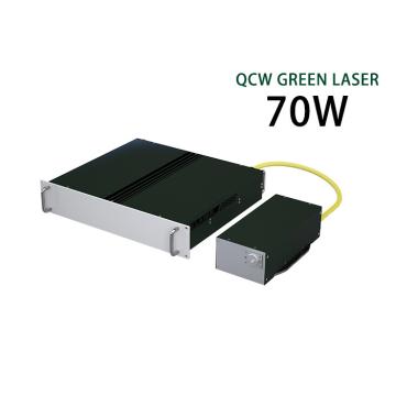 Quality 5MHz 70W Single Mode Green Laser Nanosecond QCW for sale