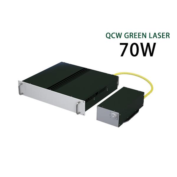 Quality 5MHz 70W Single Mode Green Laser Nanosecond QCW for sale