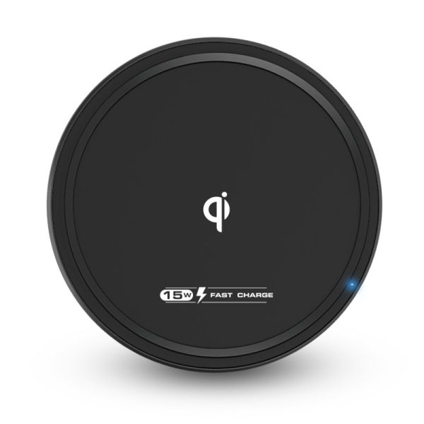 Quality PC Material 15W Qi Certified Wireless Charging Pad Four charge modes for sale