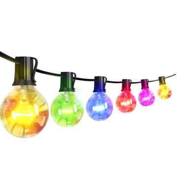 Quality Outdoor 30FT String Light Colourful Change Waterproof With Dimmable Function for sale