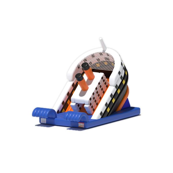 Quality Ship Style Double Sided Inflatable Slides With Wave Stopper for sale