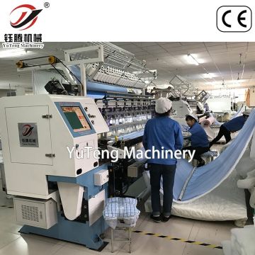 Quality High Speed Blanket Making Machine , Shuttle Quilting Machine Multi Needle for sale