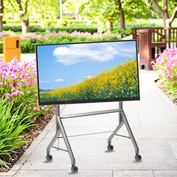 Quality New Arrive Interactive Whiteboard Stand Movable 42 To 75 Inch TV Monitor Lifting for sale