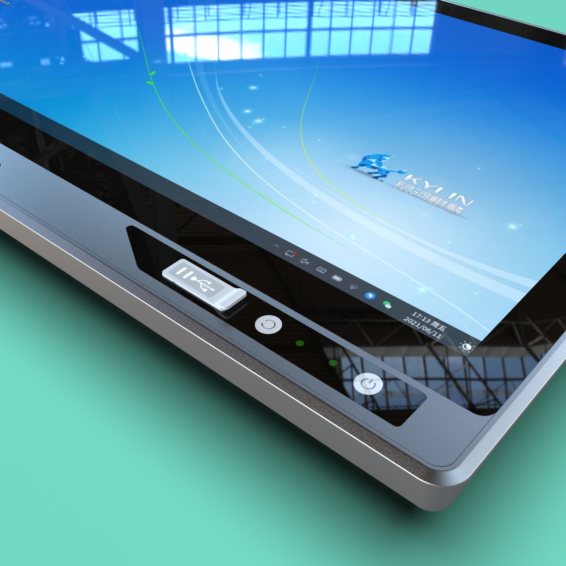 Quality 21.5" Flush Mount Windows Industrial Touch Panel PC for sale