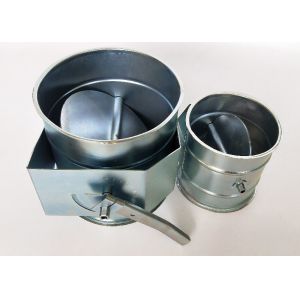 Quality Galvanized Steel Manual Air Backdraft Valve For Ductwork System for sale