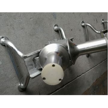 Quality One Way Wire Pulling Rollers / V Shaped Cable Pulling Rollers 10kN Rated Load for sale