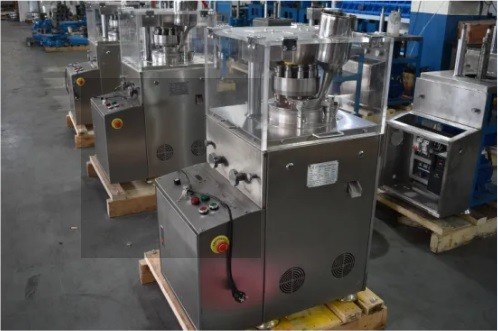 Quality ZP9 tablet press machine , Candy Salt Powder Pill Making Machine for sale
