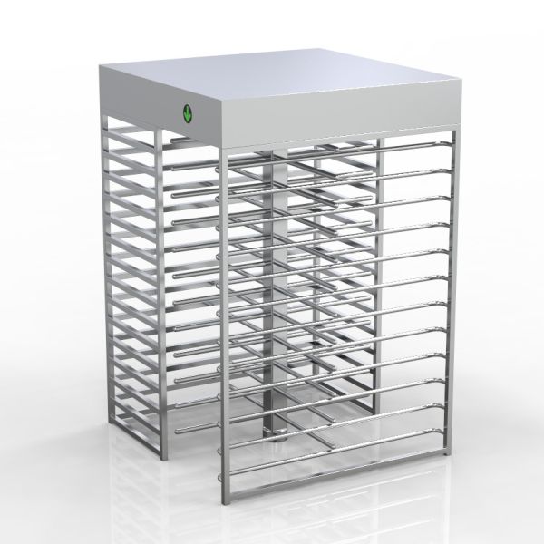 Quality IP54 Full Length Turnstile , RS232 Interface Dual Lane Turnstile Entry Systems for sale