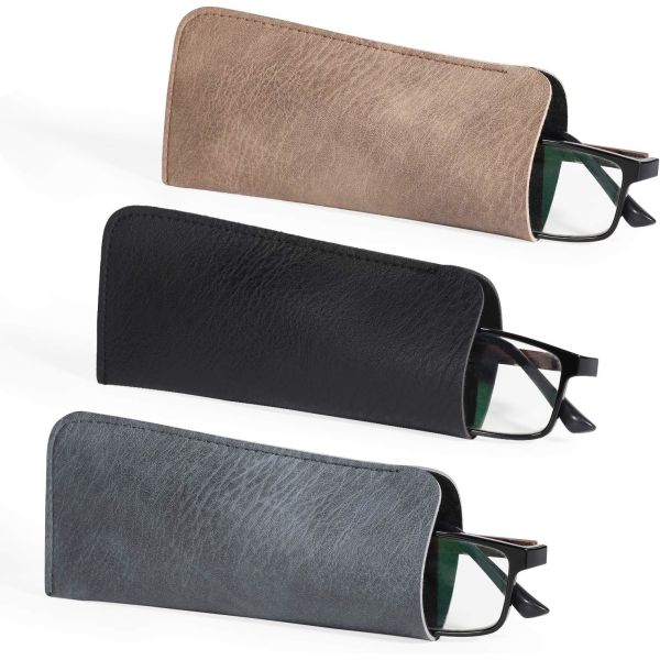 Quality Neoprene Eyeglasses Case PU Leather Drawstring Pouch Bag Personalised for sale