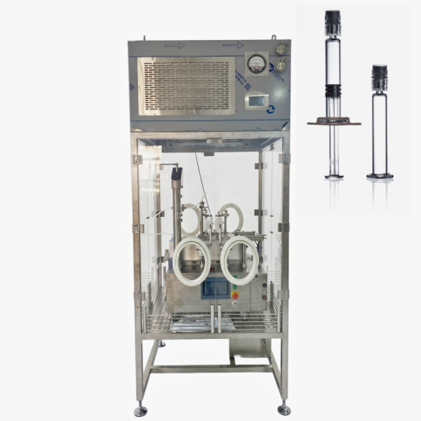 Quality Desktop Syringe Filler with Vacuum System and Laminar Flow Protection
 for sale