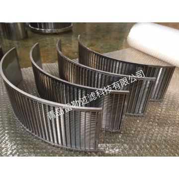 Quality Dewatering SS316L Wedge Wire 0.15mm Slot Sieve Screen for sale