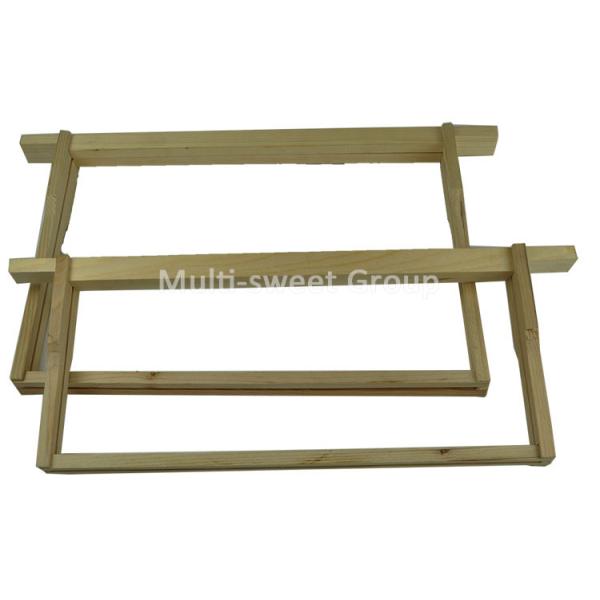 Quality 270g Natural Uncoated Pine Wood British Beehive Frame for sale