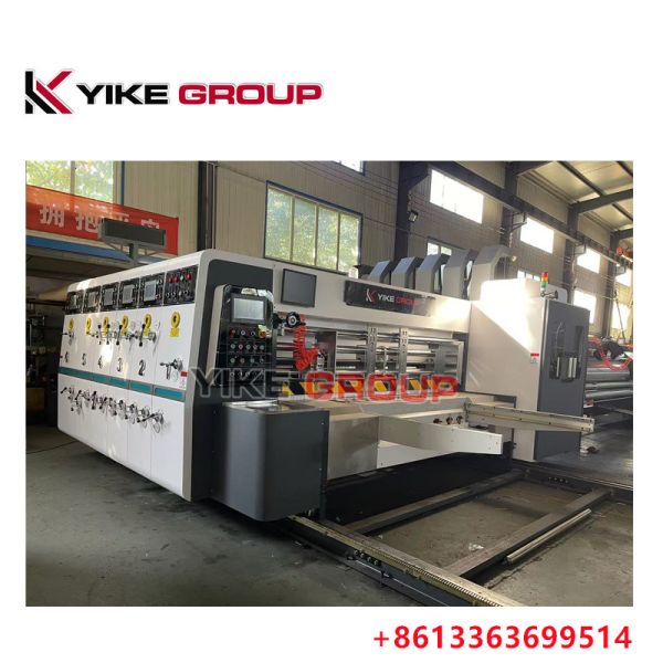 Quality Max Printing Size 1450X2500 Automatic Lead Edge Flexo 3 Color Slotter Diecutter Machine for sale