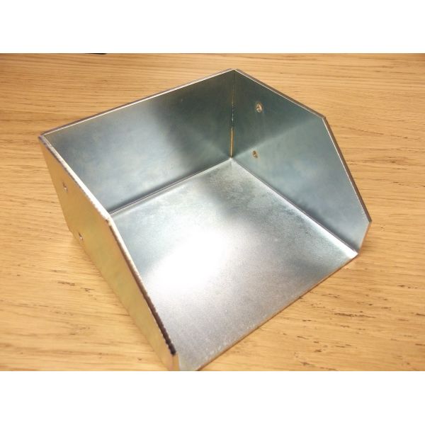 Quality Custom Metal Fabrication Services Sheet Metal Case Bright Zinc Plating Finish for sale