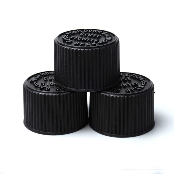 Quality Electroplating Gold Child Proof Lid , 20mm Pharmaceutical Bottle Cap for sale