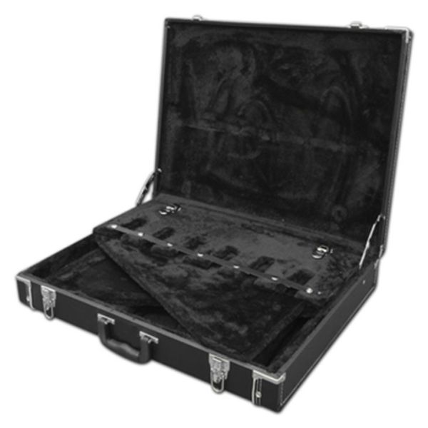 Quality Plywood Hardshell Guitar Rack Case Guitar Stand Padded Carrying Handle for sale