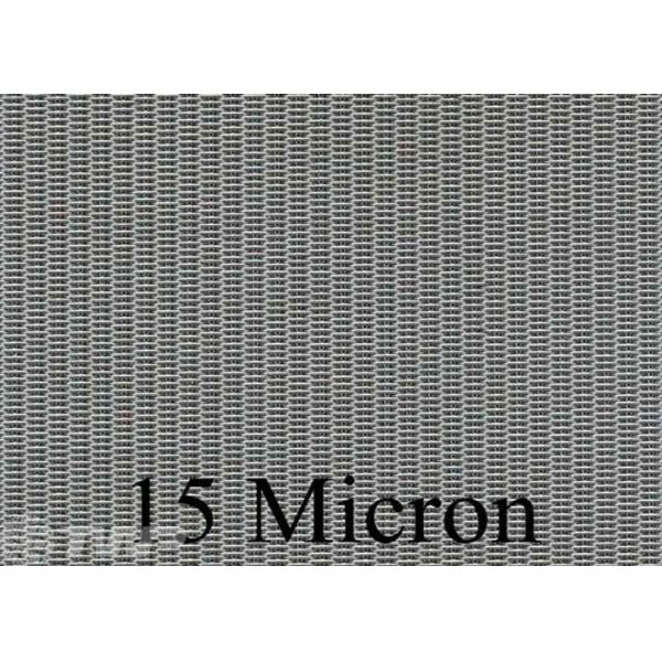Quality Silver Twill Dutch Weave Wire Mesh 1M Width 15 Micron Filter Cloth for sale