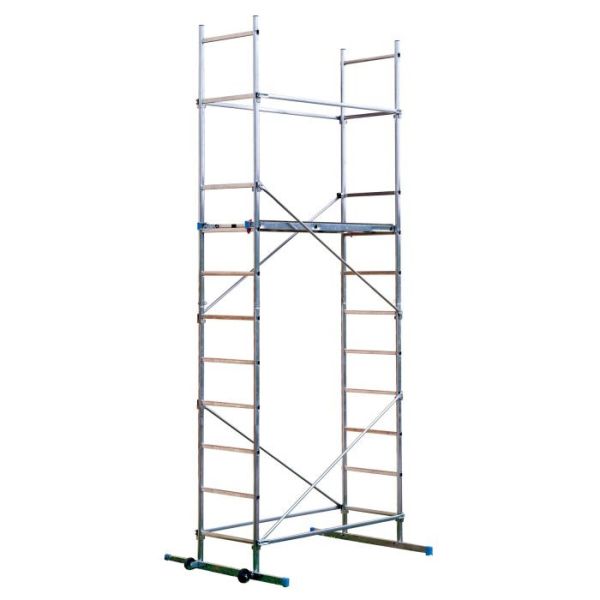 Quality Pre Galvanized Walk Through Frame Scaffolding Safety Stability For Construction for sale