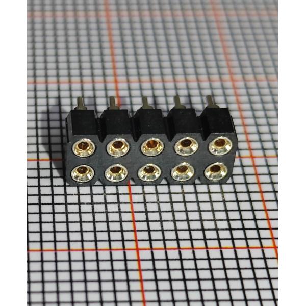 Quality 2x5 5 Pin Female Pin Header 2.54 Mm Pitch for sale