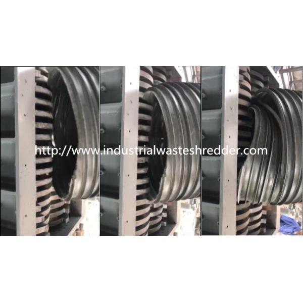 Quality High Strength Steel Drum Shredder , Scrap HDPE Plastic Drum Shredder for sale