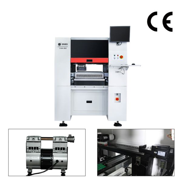 Quality CHM-860 Electronic Products Smt Machine With 60 NXT 8mm Standard Feeder Stacks for sale
