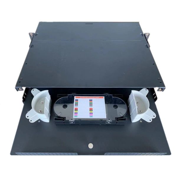 Quality 2U MPO MTP Patch Panels APC SC Duplex Fiber Enclosure Rack Mount for sale
