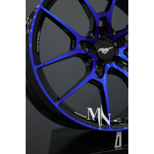 Quality Volk Racing Rays G025 Blue Wheels Forged Wheels for sale