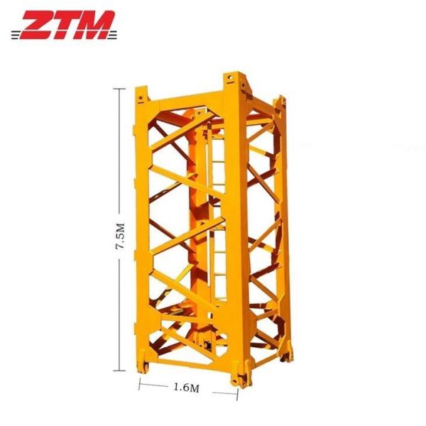 Quality L46A1 Tower Crane Basic Section Q345B Q235B 7.5m for sale