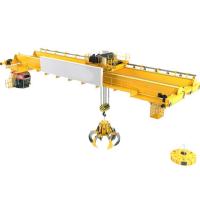 Quality 16t Double Girder Overhead Material Handling Crane Overhead Beam Crane for sale