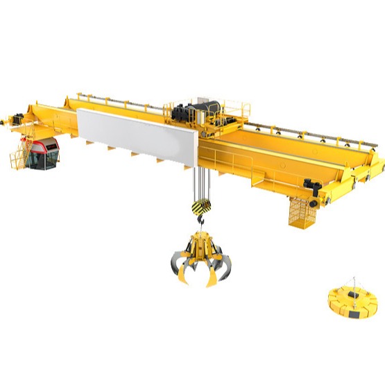 Quality 16t Double Girder Overhead Material Handling Crane Overhead Beam Crane for sale